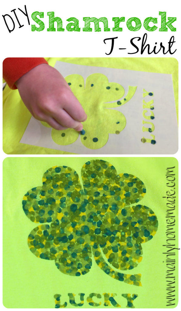 DIY Shamrock T-Shirt in Minutes
